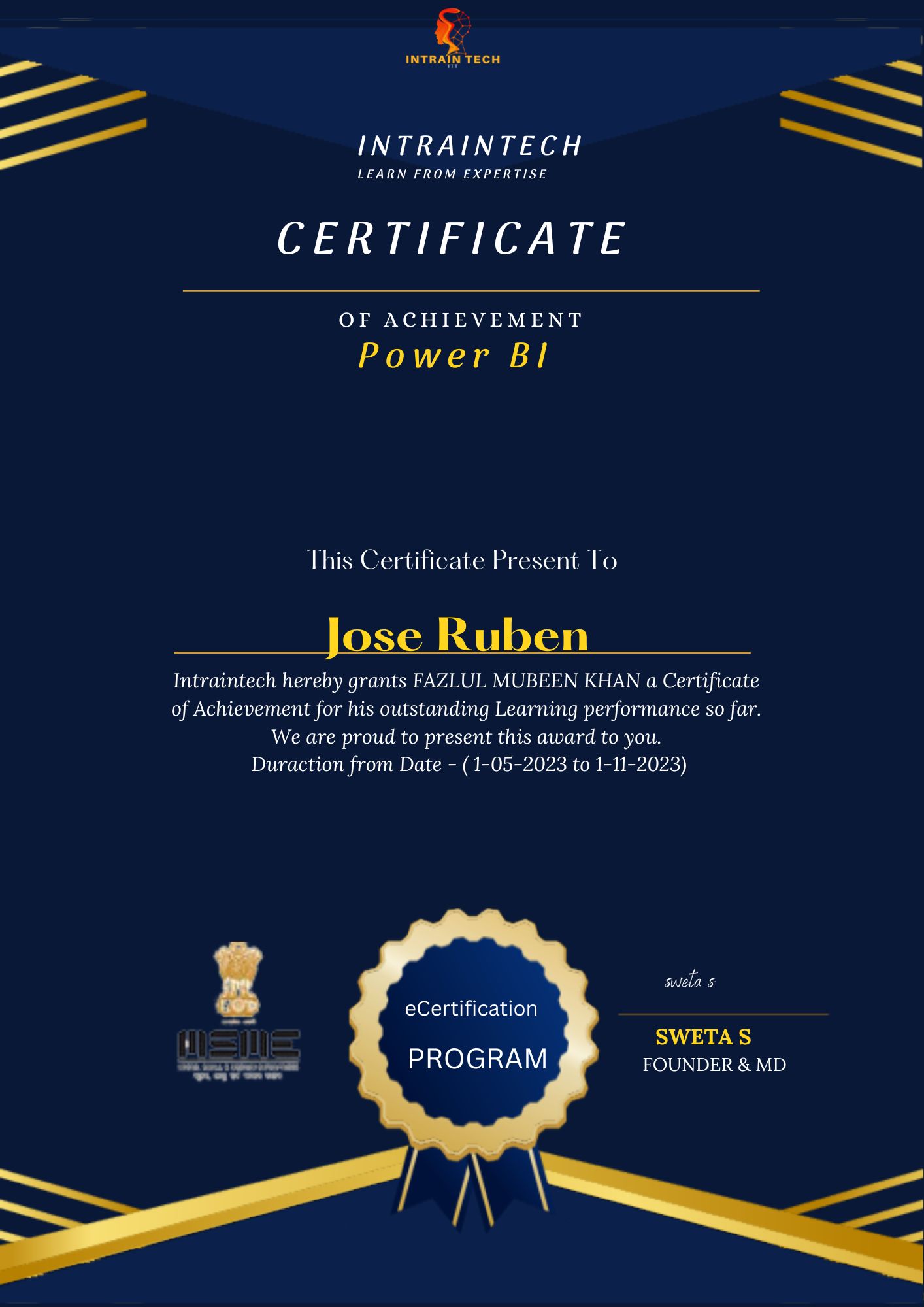 International Page – InTrain Tech Courses